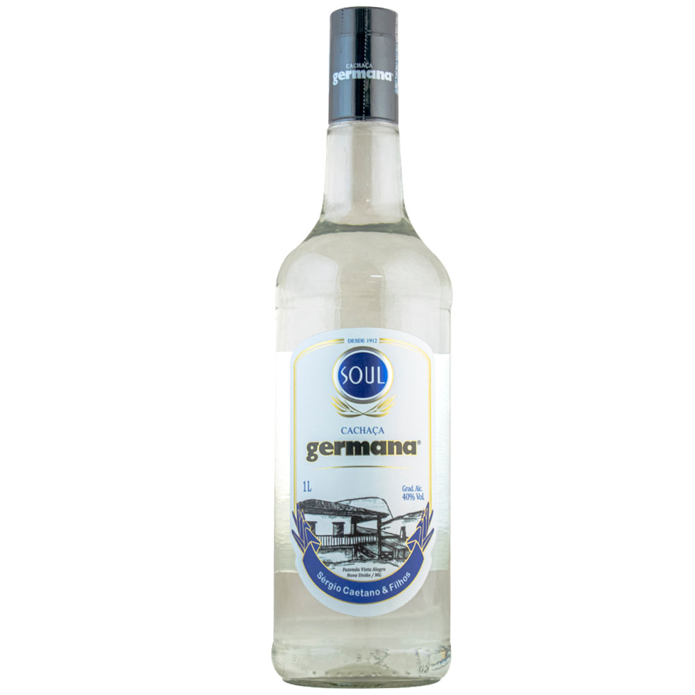 Cachaça Germana Soul 1000ml - Cachaçaria Nacional