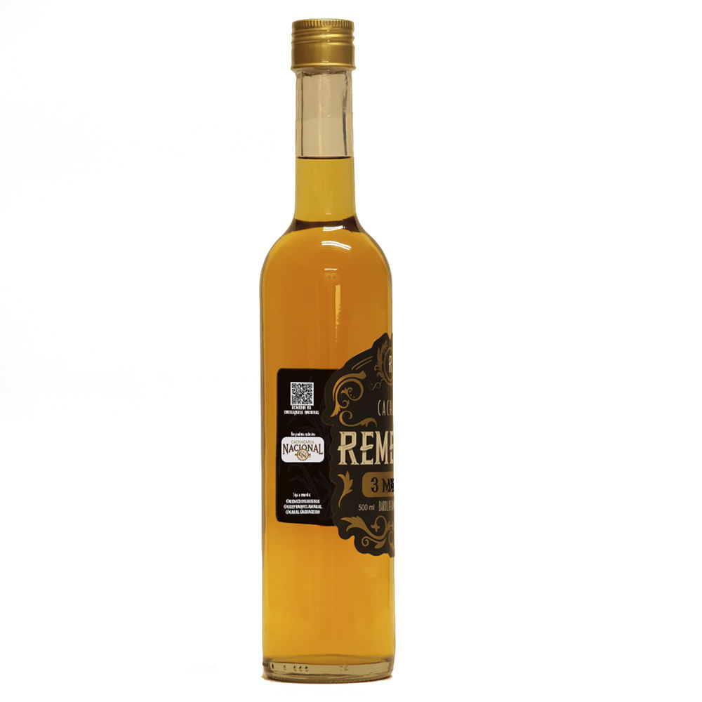 Cachaça Remedin Três Madeiras 500ml - Cachaçaria Nacional