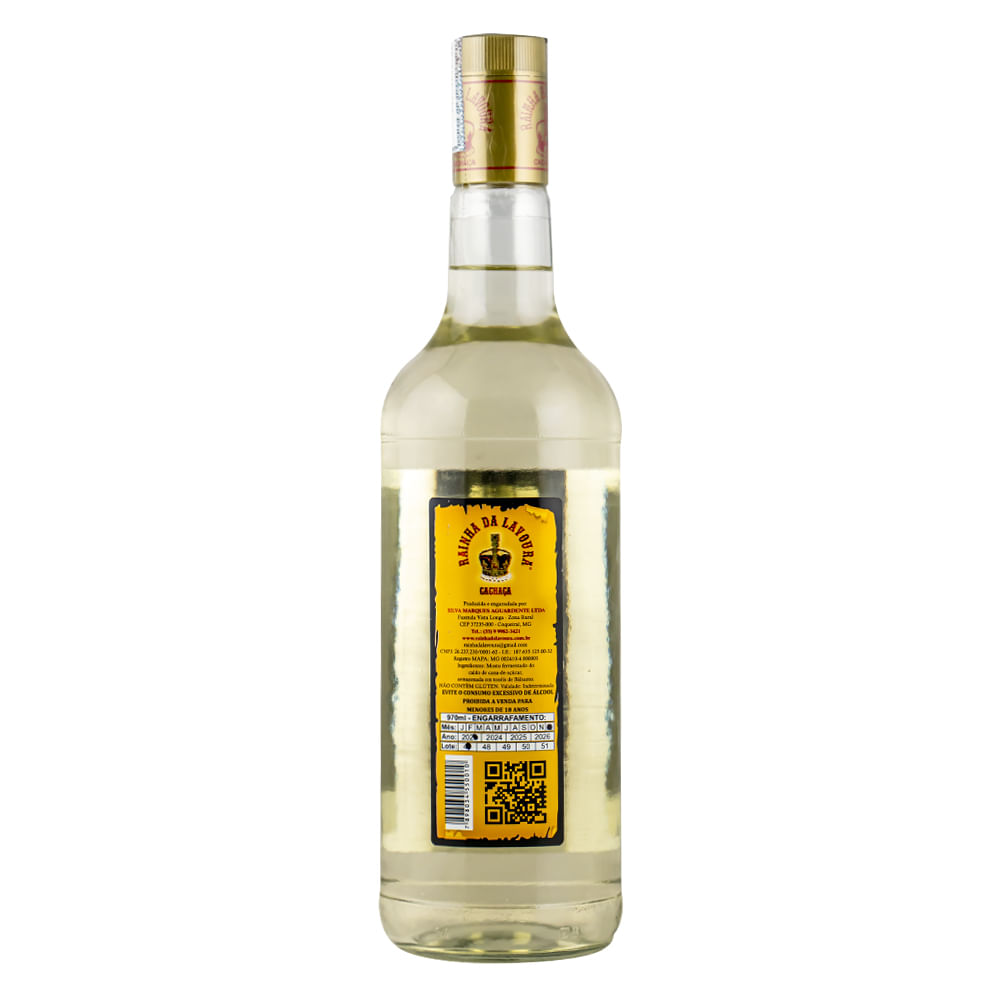Cachaça Rainha da Lavoura Bálsamo 970ml - Cachaçaria Nacional